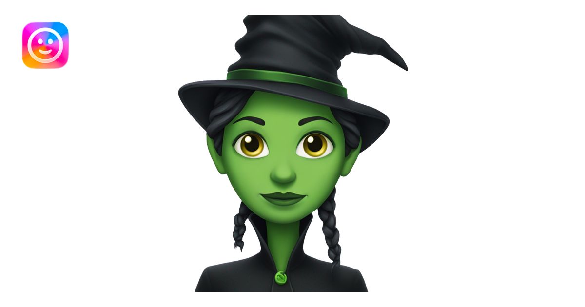 Elphaba emoji | AI Emoji Generator