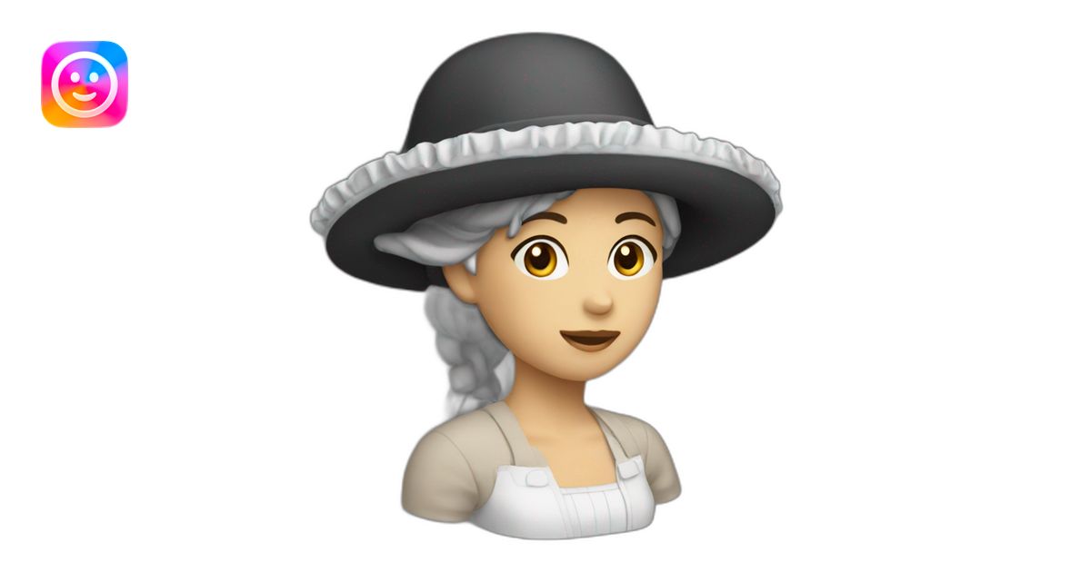 bonnet noir emoji | AI Emoji Generator