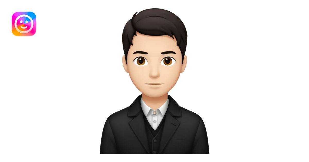 generate a emoji of man saying hii with normal skintone with some nice ...