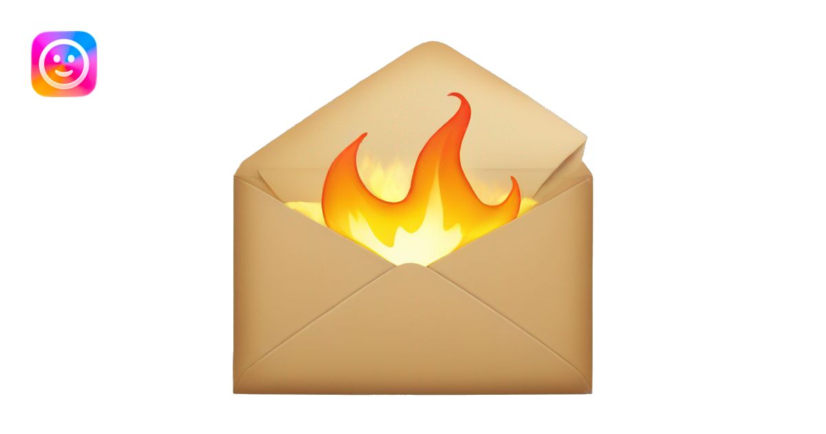 envelope with fire emoji | AI Emoji Generator