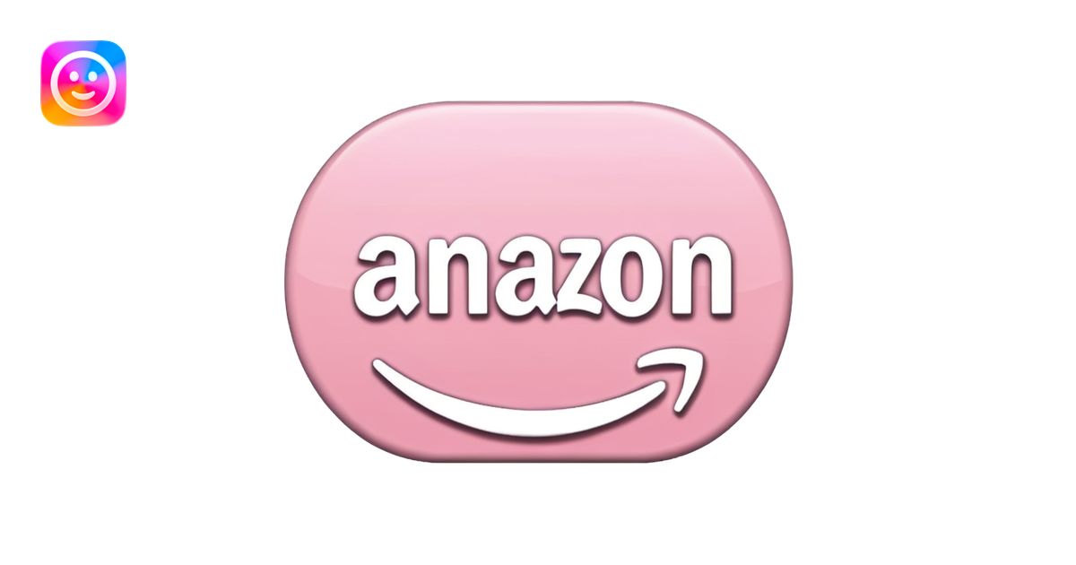 amazon prime video aesthetic logo in pastel pink emoji | AI Emoji Generator