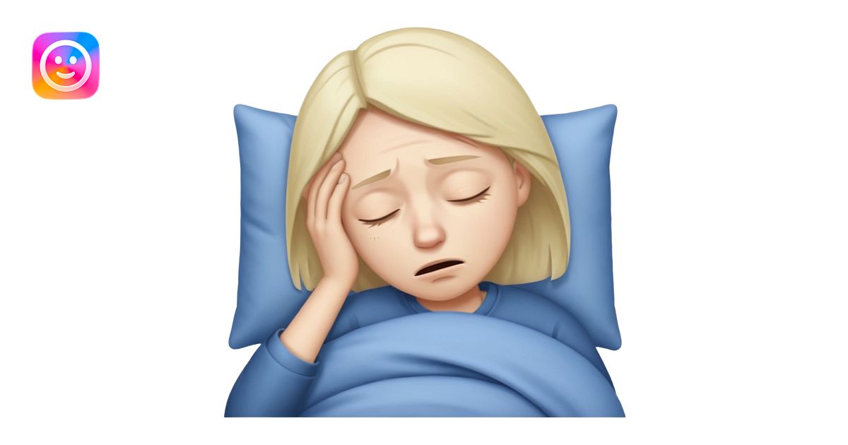 Sleep problems emoji | AI Emoji Generator