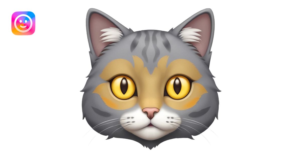 A gray cat with yellow eyes named max he is very cute and has a white ...