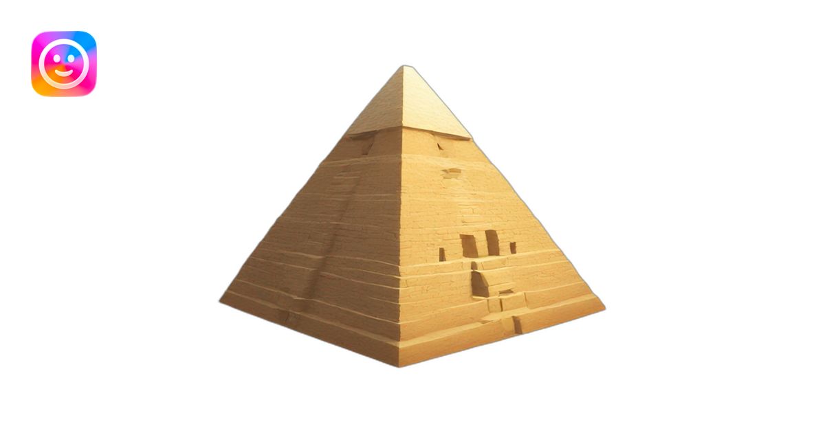 pyramid emoji | AI Emoji Generator