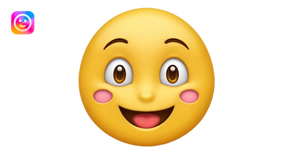 naughty looking emoji, playful, mischievous expression, suggestive but ...