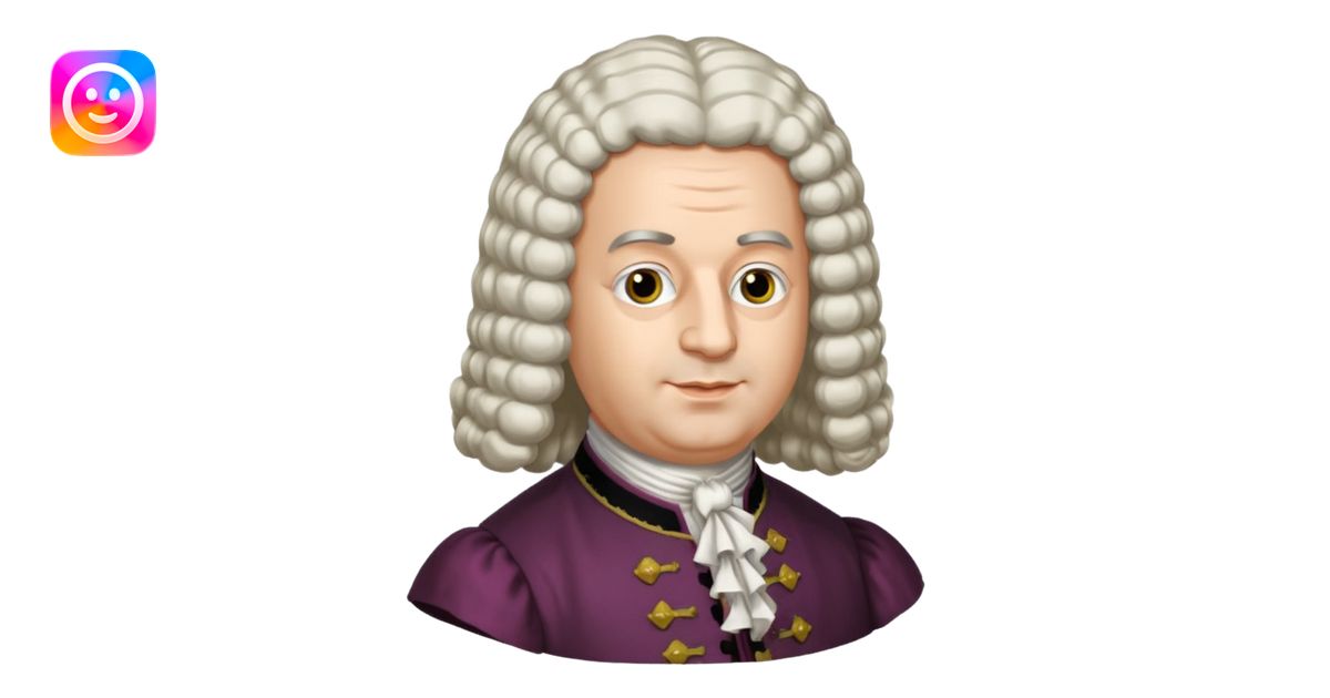 George Frideric Handel Composing emoji | AI Emoji Generator