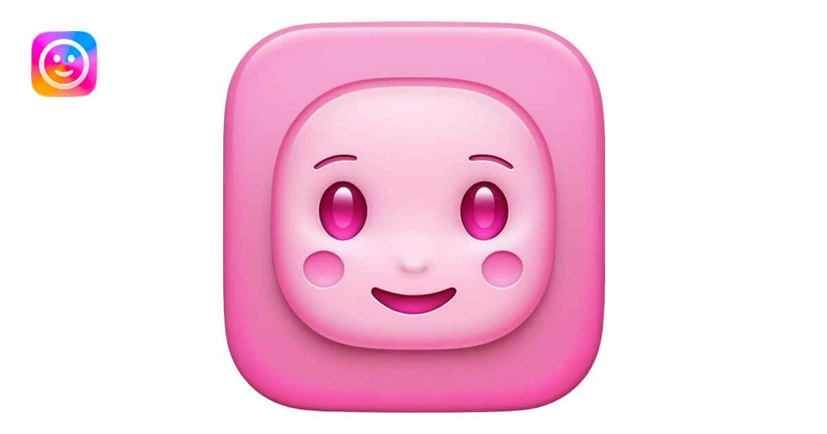 pink chat gpt ai app emoji | AI Emoji Generator