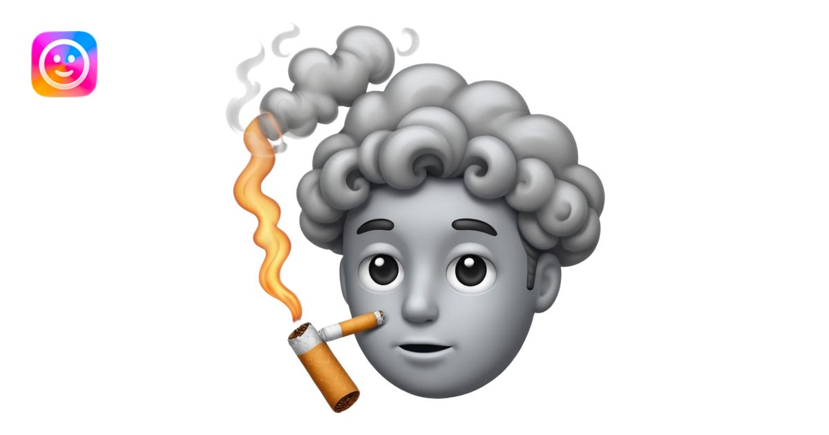 Cigarette smoking emoji | AI Emoji Generator