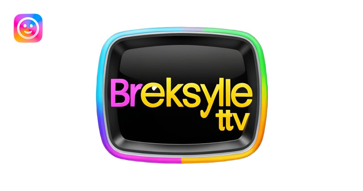 un gif texte qui défile "BREAKSTYLEZ TV" change de couleur sur fond ...