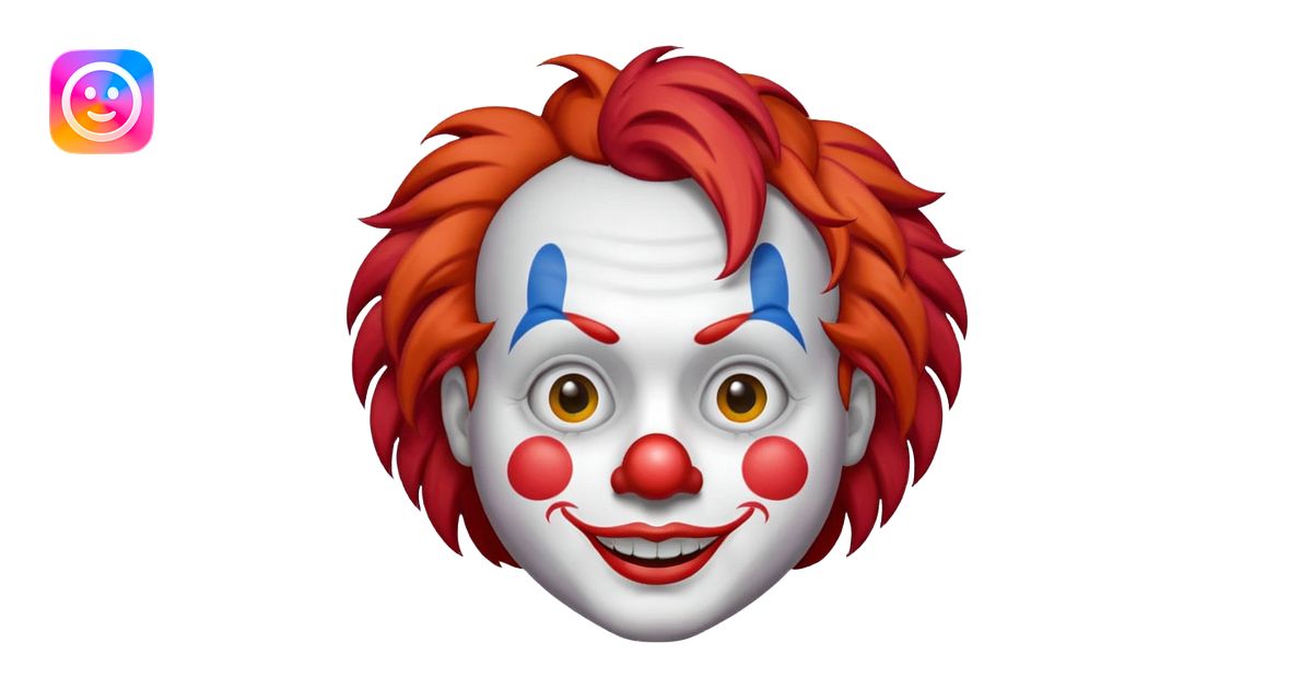 red hair clown emoji | AI Emoji Generator