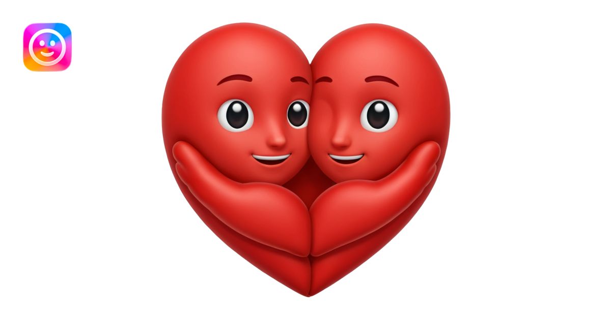 heart hug emoji | AI Emoji Generator