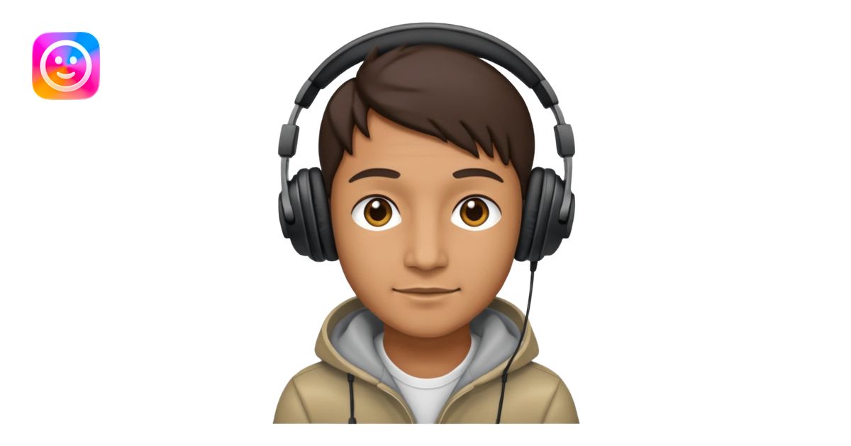 A music producer emoji | AI Emoji Generator