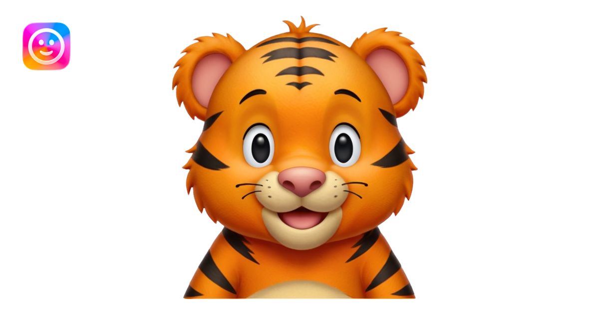 Tigger from the animated series Winnie the Pooh and Tigger Too emoji ...