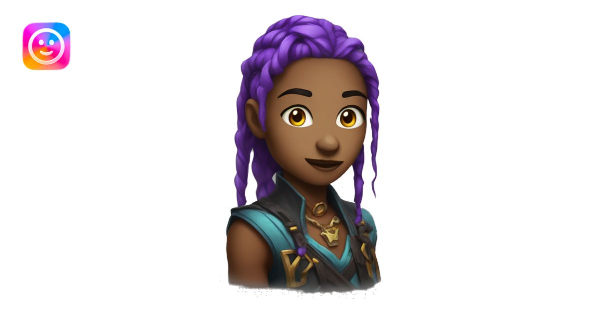 realistic jinx arcane emoji | AI Emoji Generator