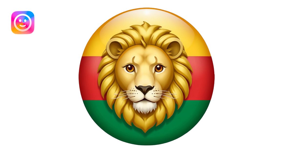 Iran flag lion and the sun flag emoji | AI Emoji Generator