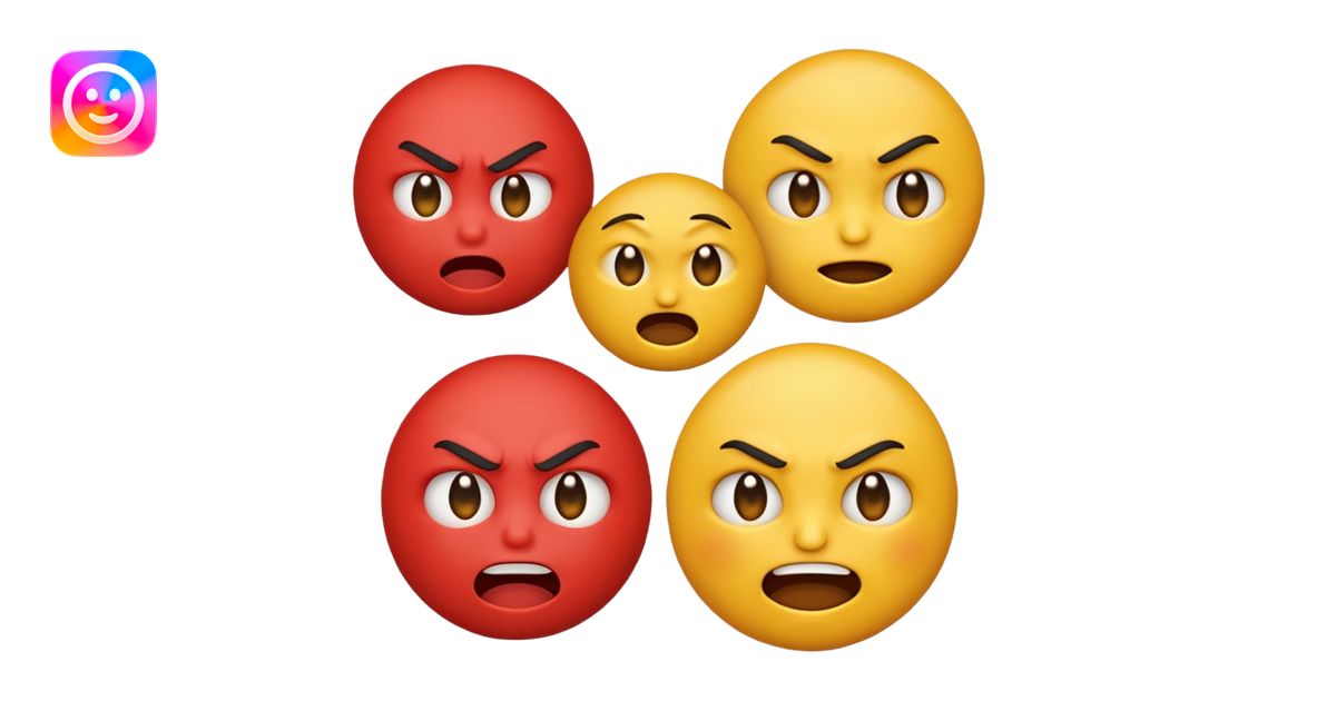 Angry and happy emoji emoji | AI Emoji Generator