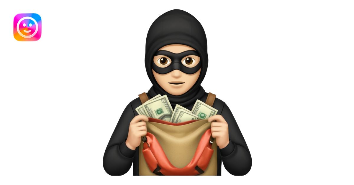 Robber emoji | AI Emoji Generator