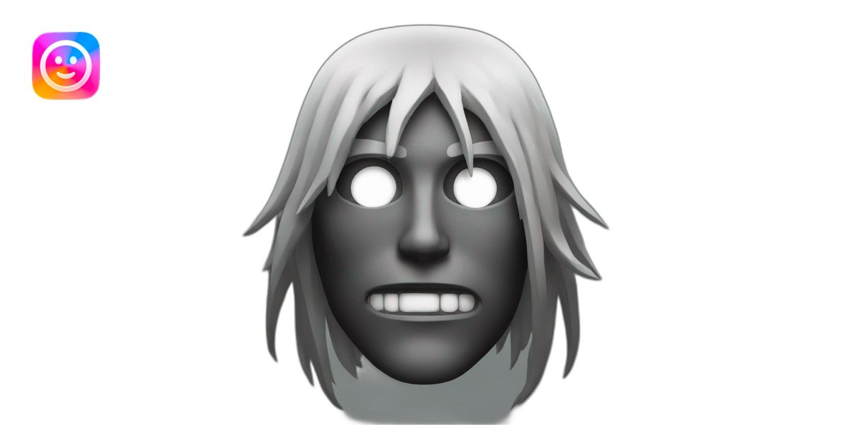 Black metal logo emoji | AI Emoji Generator