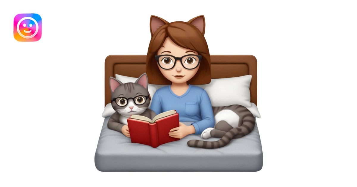 A girl is lying in bed. She has short chestnut hair styled neatly, is ...