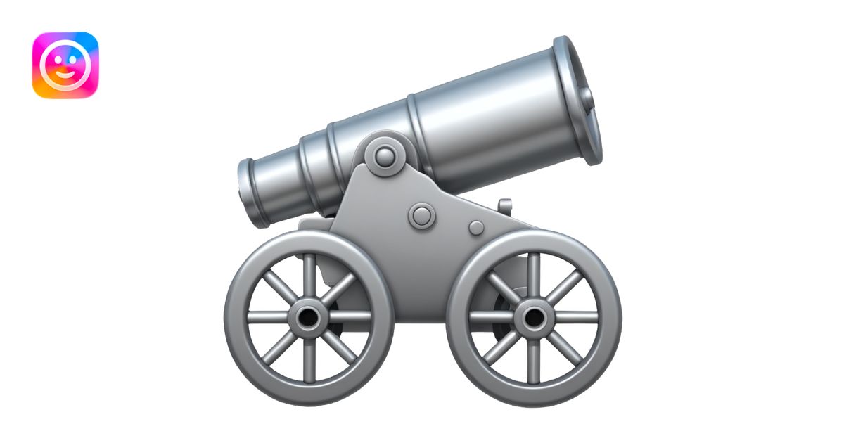 A cannon for Arsenal FC for my X profile emoji | AI Emoji Generator