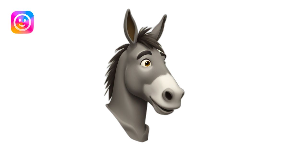 Donkey shrek emoji | AI Emoji Generator