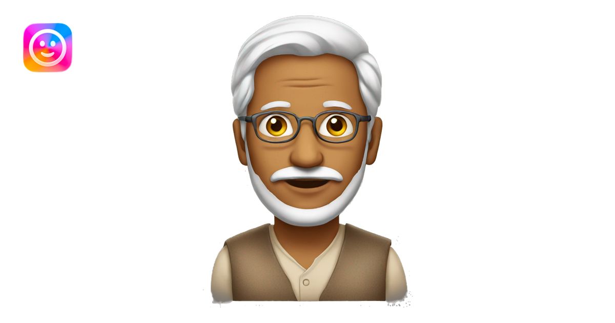 indian uncle emoji | AI Emoji Generator