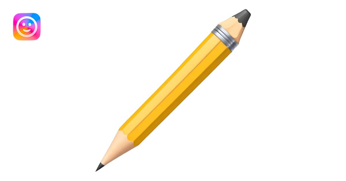 Emoji pencil writing emoji | AI Emoji Generator