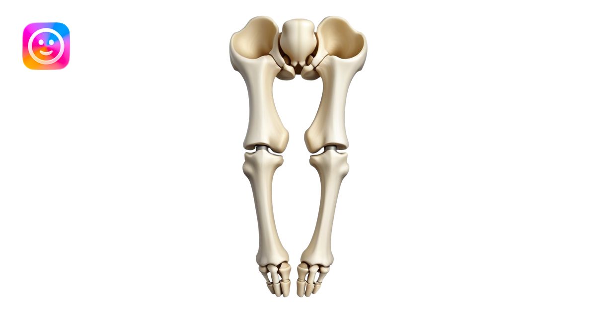 human knee bones, anatomical view showing femur, tibia, fibula, and ...