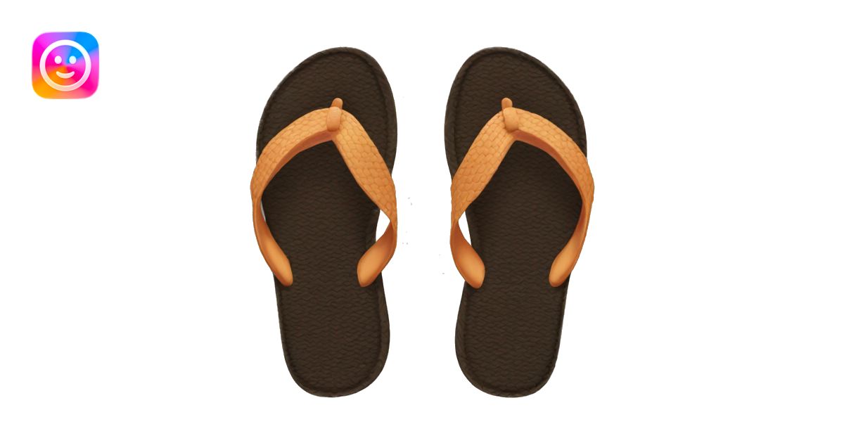 FOOTWEAR FLIP FLOP emoji | AI Emoji Generator