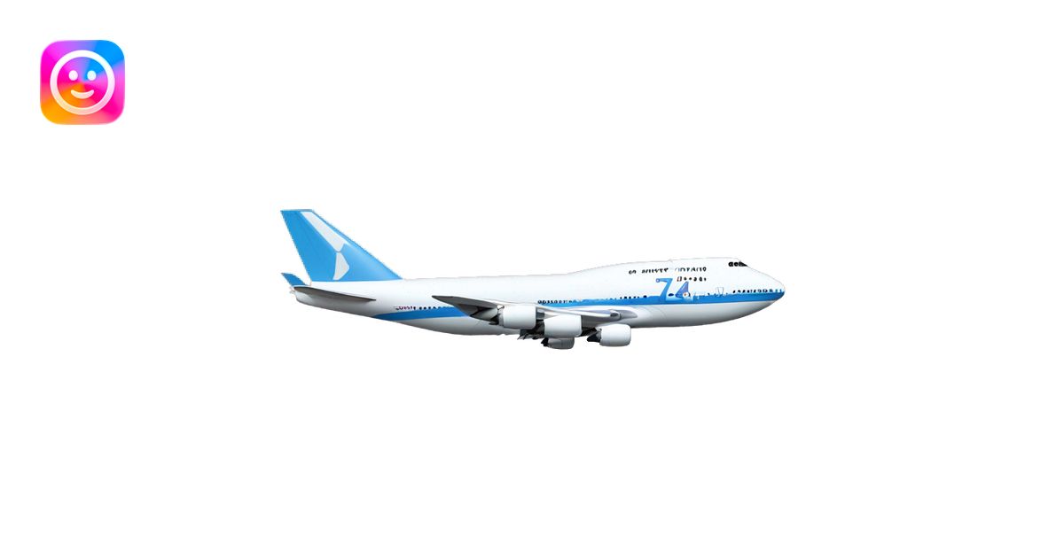 Boeing 747 emoji | AI Emoji Generator