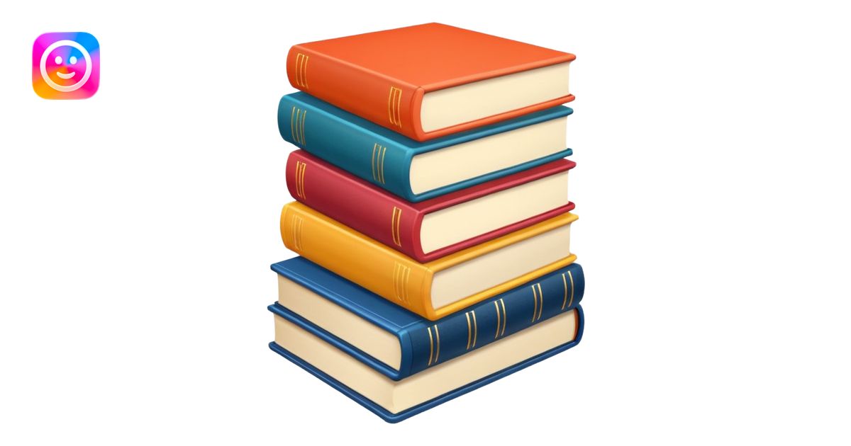books emoji | AI Emoji Generator