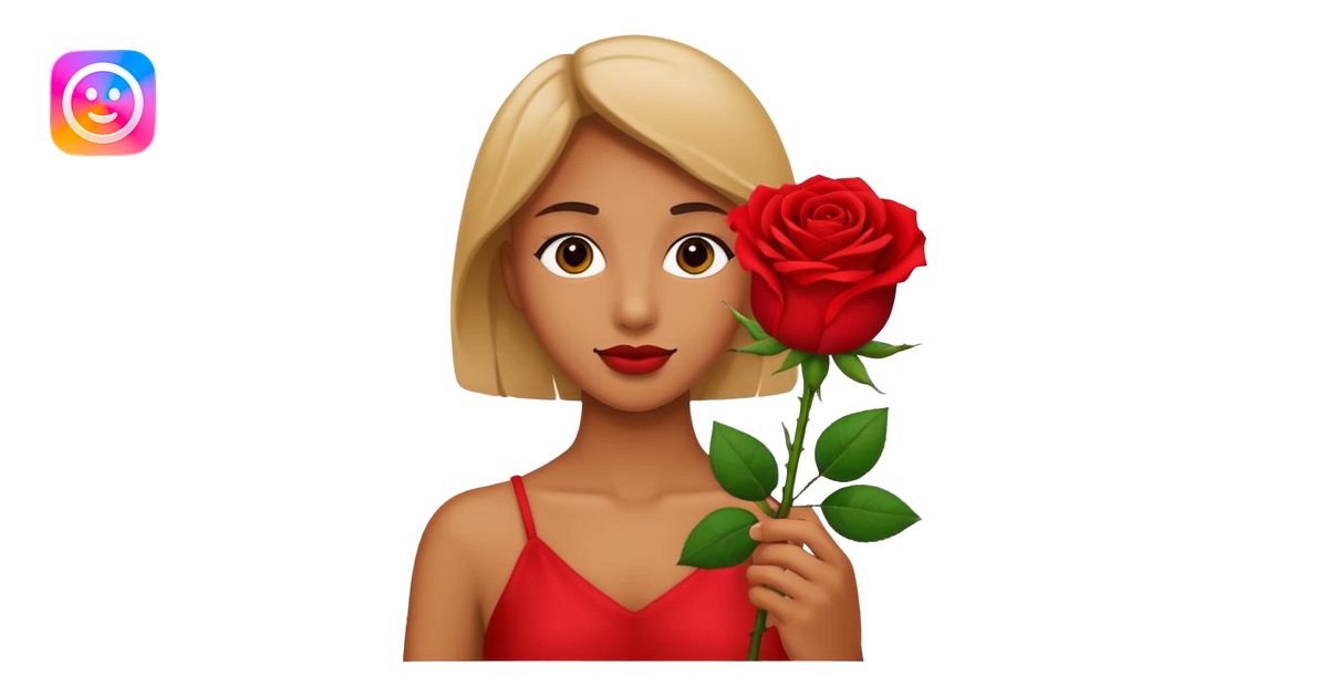 flower-holding person emoji | AI Emoji Generator