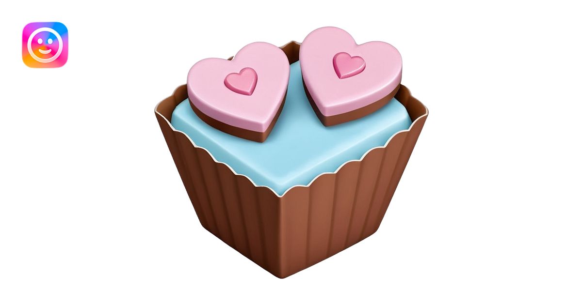 Two square milk chocolate 2 pralines only, Each praline is a sharp ...