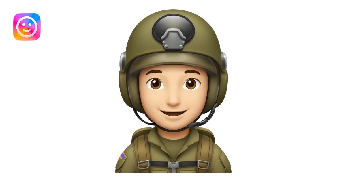parachutiste militaire emoji | AI Emoji Generator