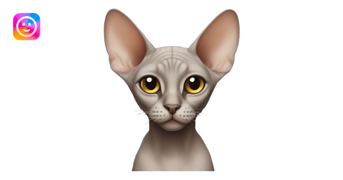 Sphinx cat emoji | AI Emoji Generator