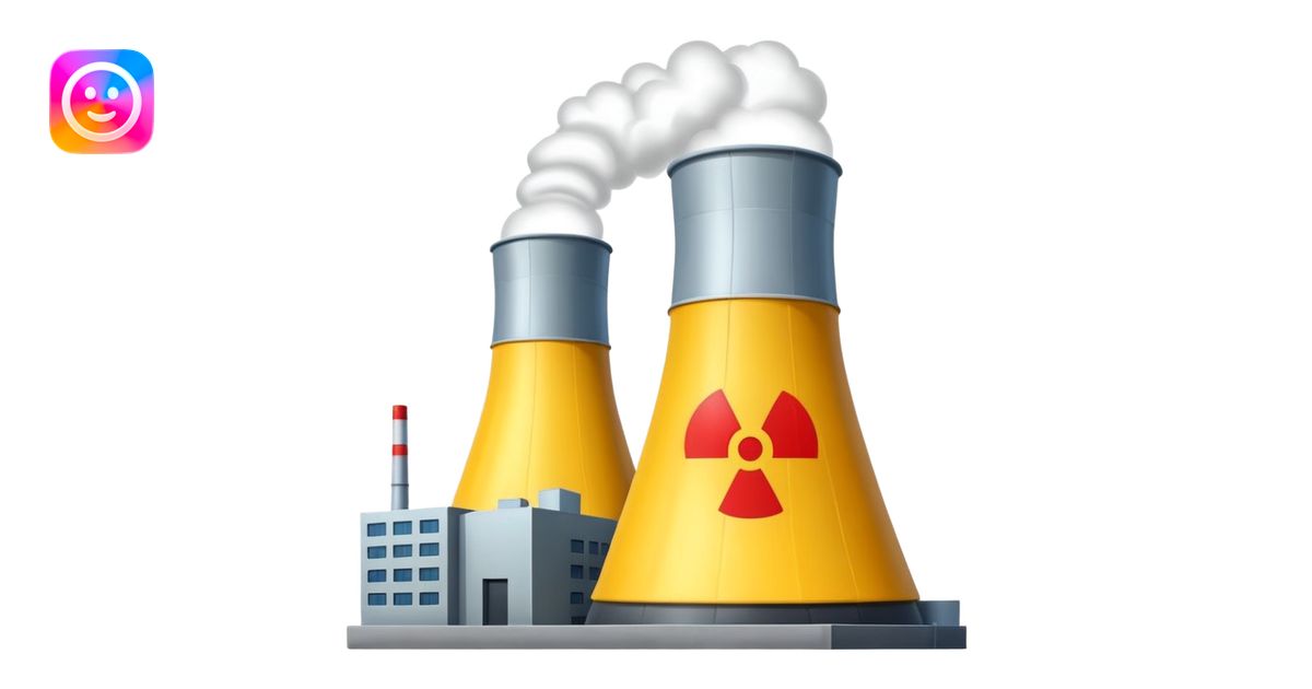 Nuclear power plants emoji | AI Emoji Generator