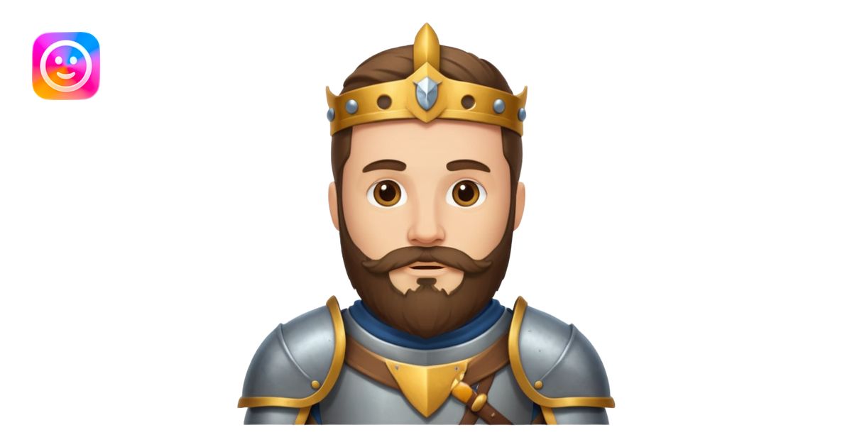 BEARDED Knights emoji | AI Emoji Generator