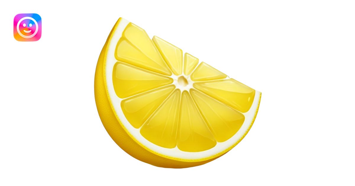 lemon wedge emoji | AI Emoji Generator