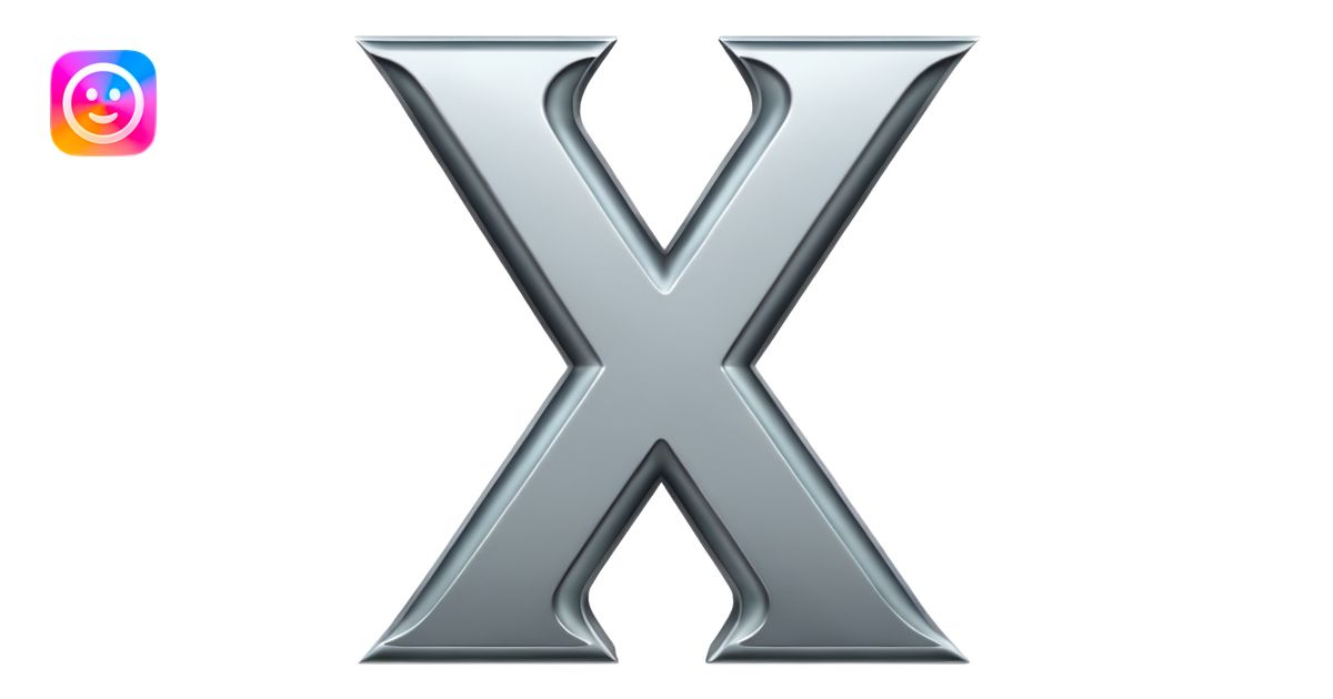 Letter X wins emoji | AI Emoji Generator