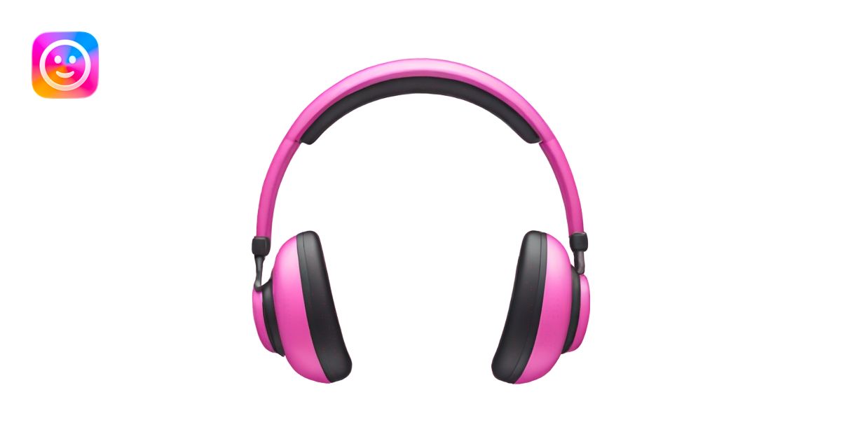 pink headset emoji | AI Emoji Generator