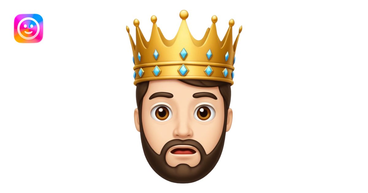 King surprised emoji | AI Emoji Generator