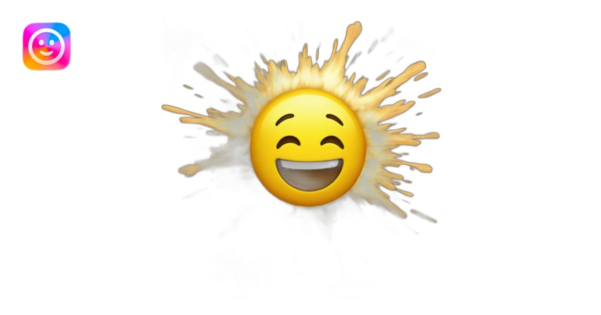 exploding smiley emoji | AI Emoji Generator