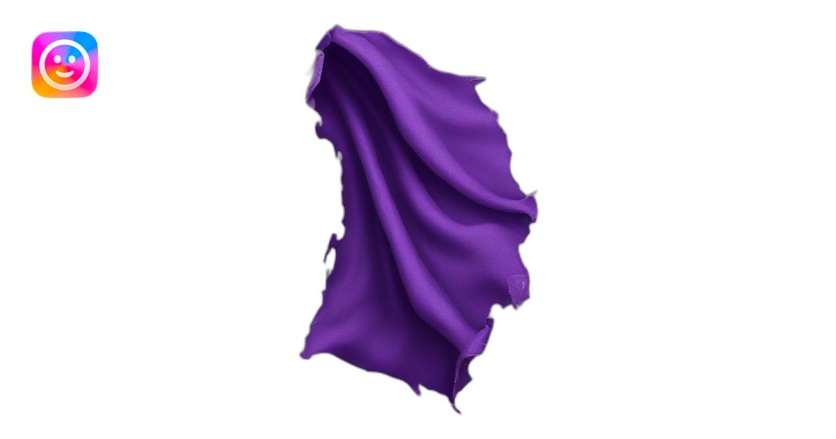 purple ripped cloth emoji | AI Emoji Generator