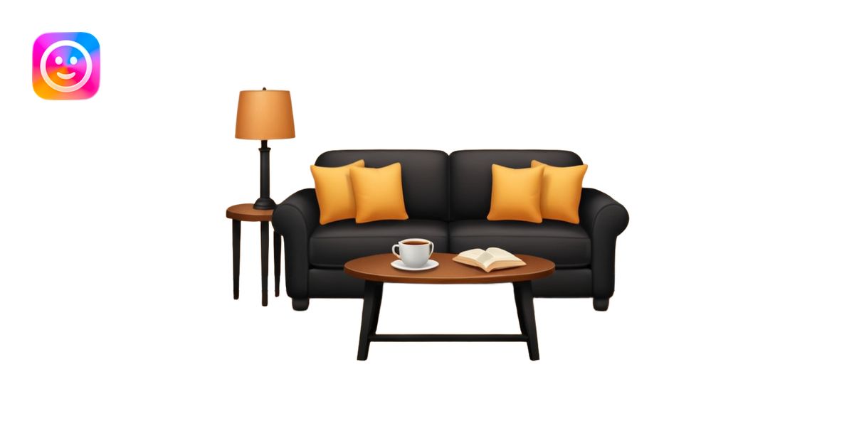 Living room emoji | AI Emoji Generator