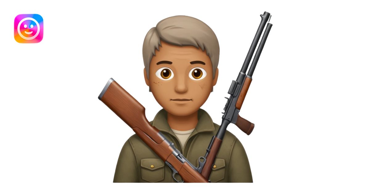 A guy with a shotgun. emoji | AI Emoji Generator