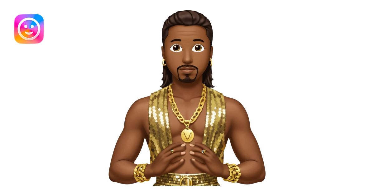 MC Hammer with dark brown hair, gold sequin harem pants, shirtless with ...