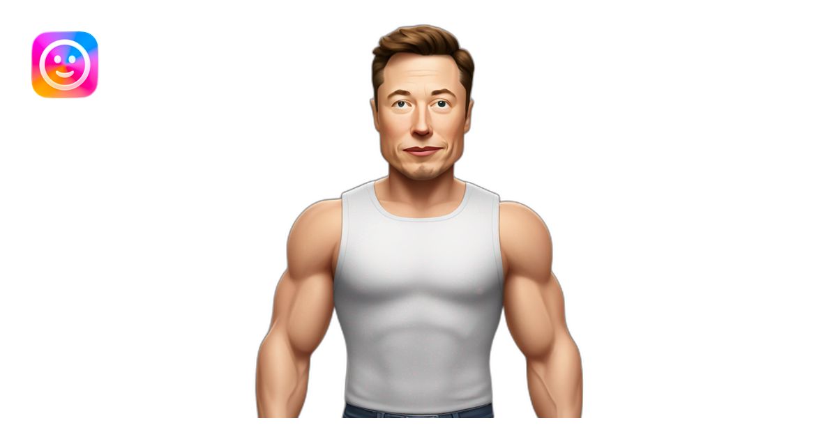 muscle elon musk emoji | AI Emoji Generator