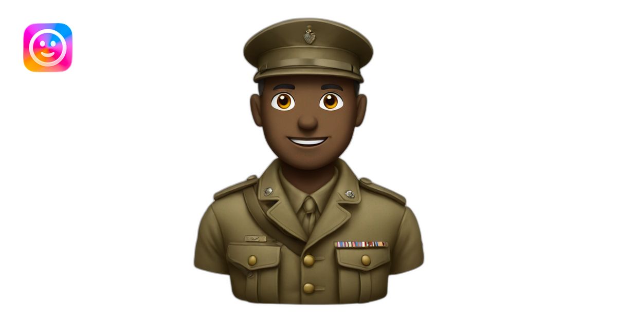 WW1 soldier emoji | AI Emoji Generator