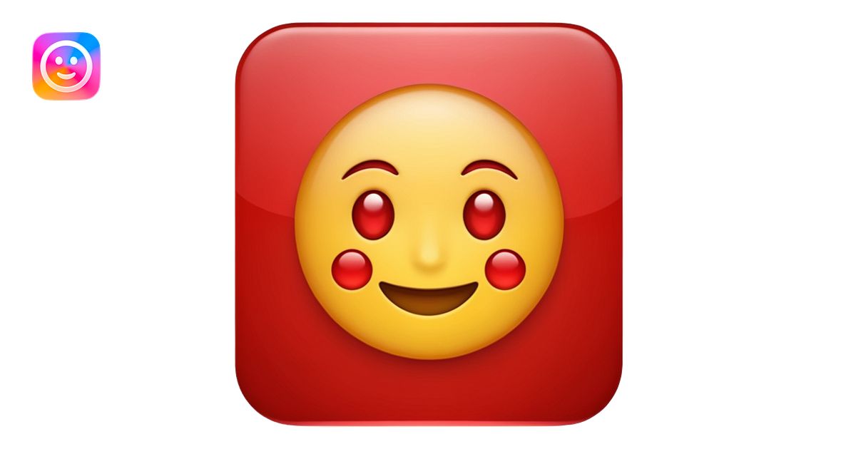 Make a card emoji on which there is reverse sign in red colour emoji ...