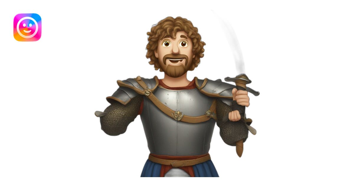 medieval sword-swallower emoji | AI Emoji Generator